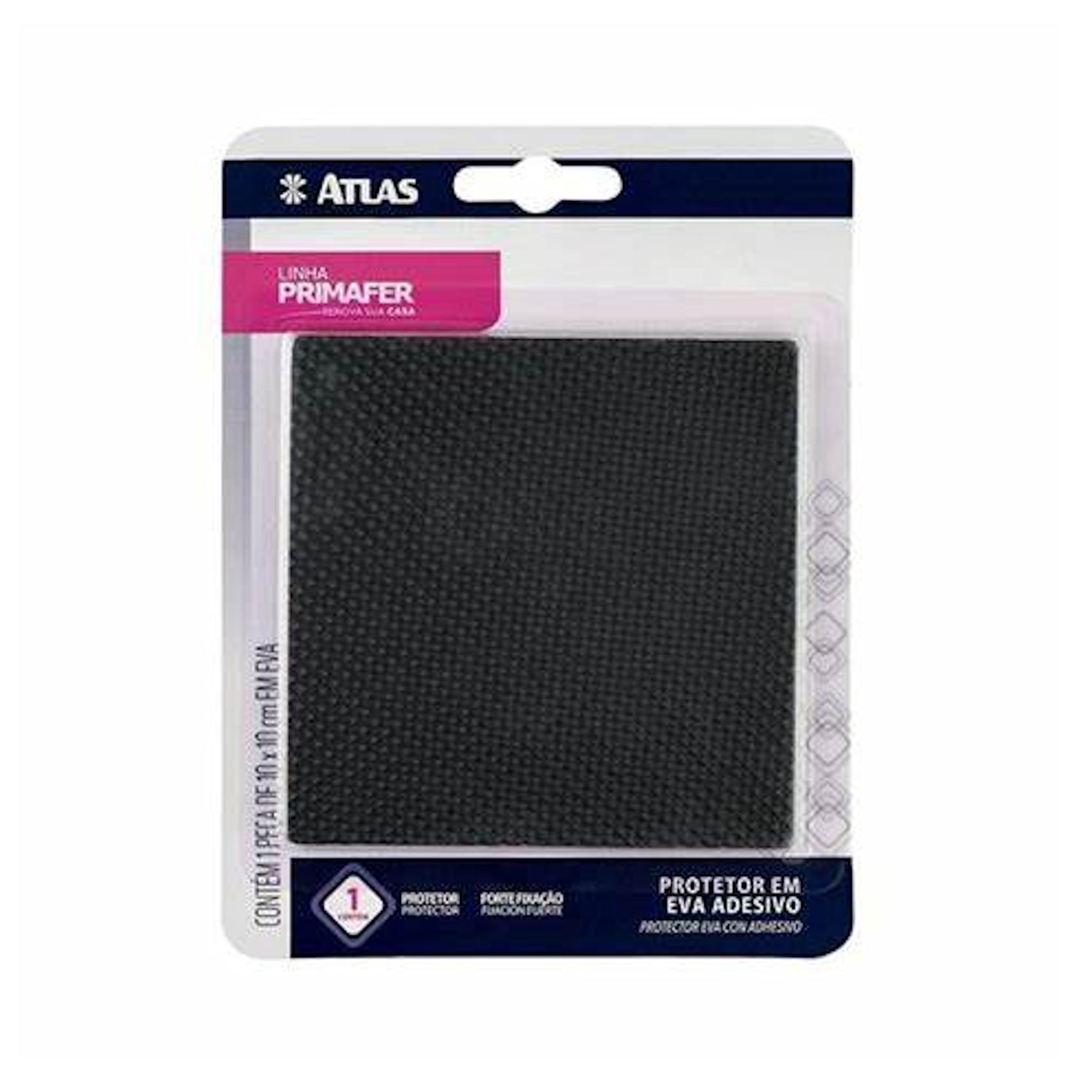 PROTETOR ADESIVO EM EVA 10 X 10CM PR2136 - ATLAS