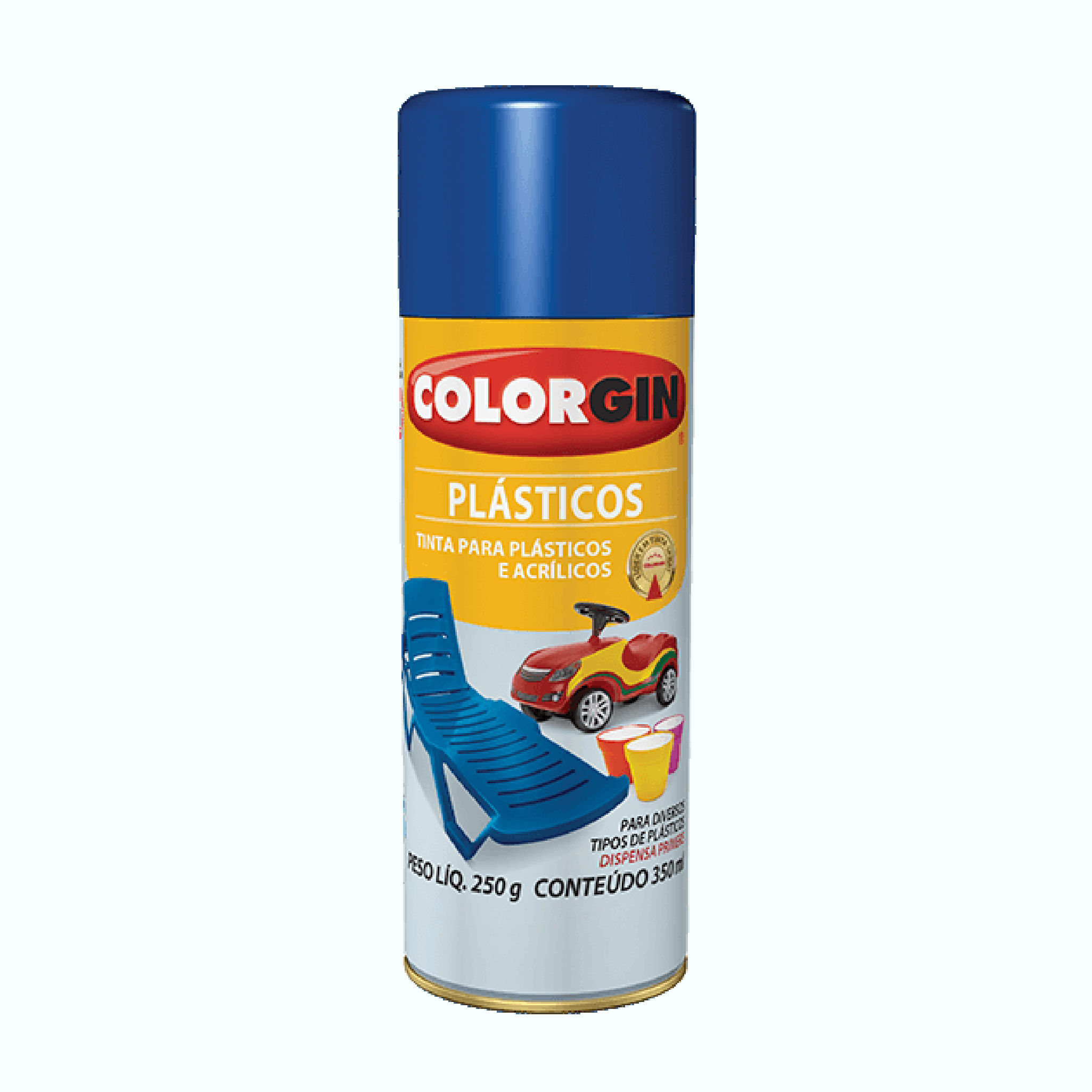 Tinta Spray Para Plásticos Bege Arena 350ml - Colorgin