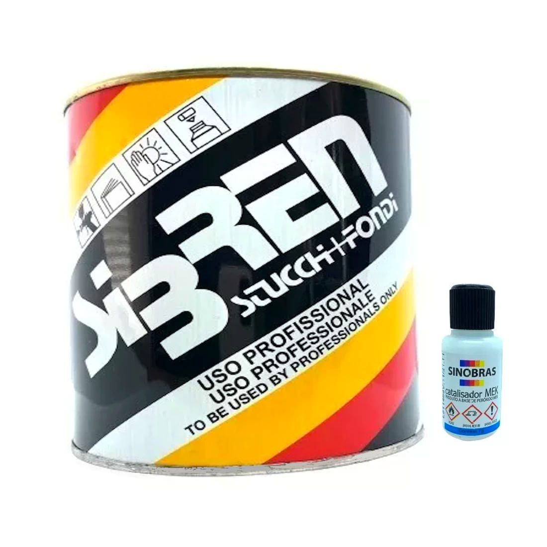 Resina Adesivo Para Laminação Comp A+B 450ml - Sibren