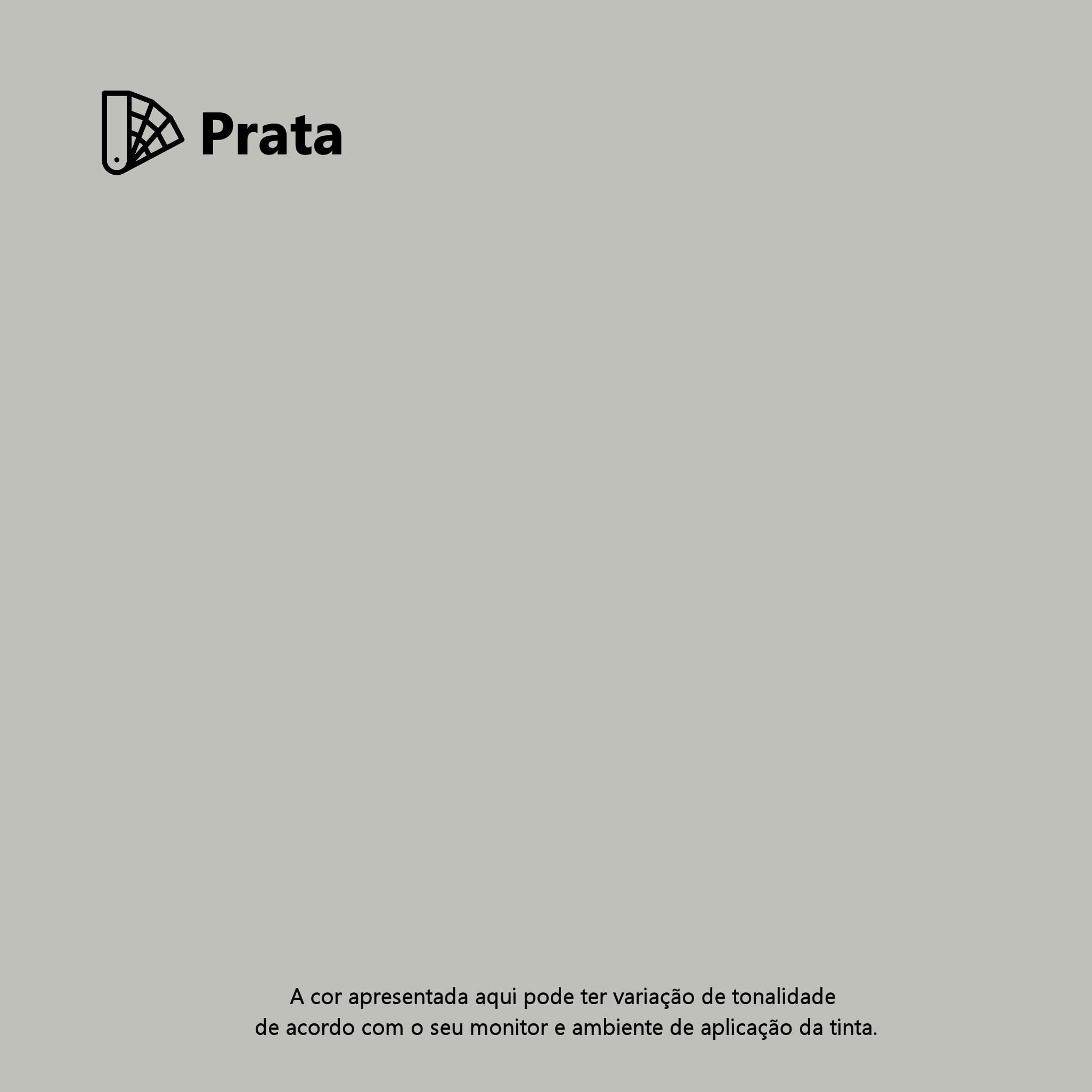 Tinta Acrílica Toque Fosco Prata 3,2l - Suvinil