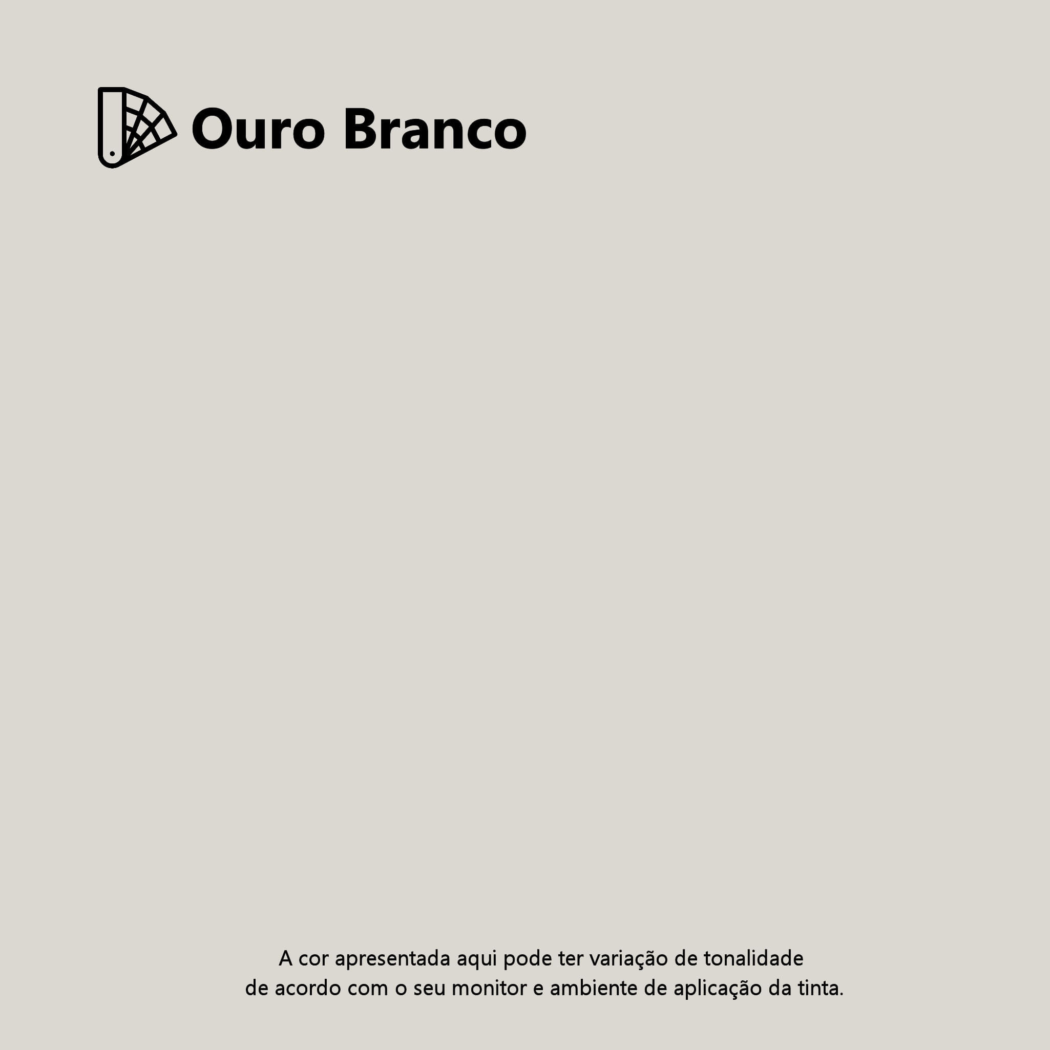 Tinta Acrílica Toque Fosco Ouro Branco 800ml - Suvinil